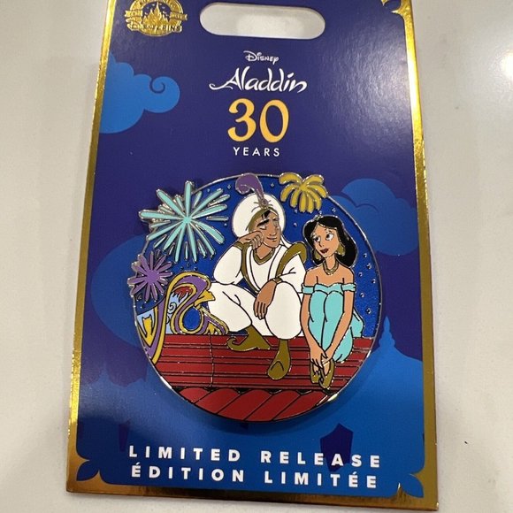 Disney | Toys | Disney Aladdin 3th Anniversary Pin 2022 Aladdin Lr ...
